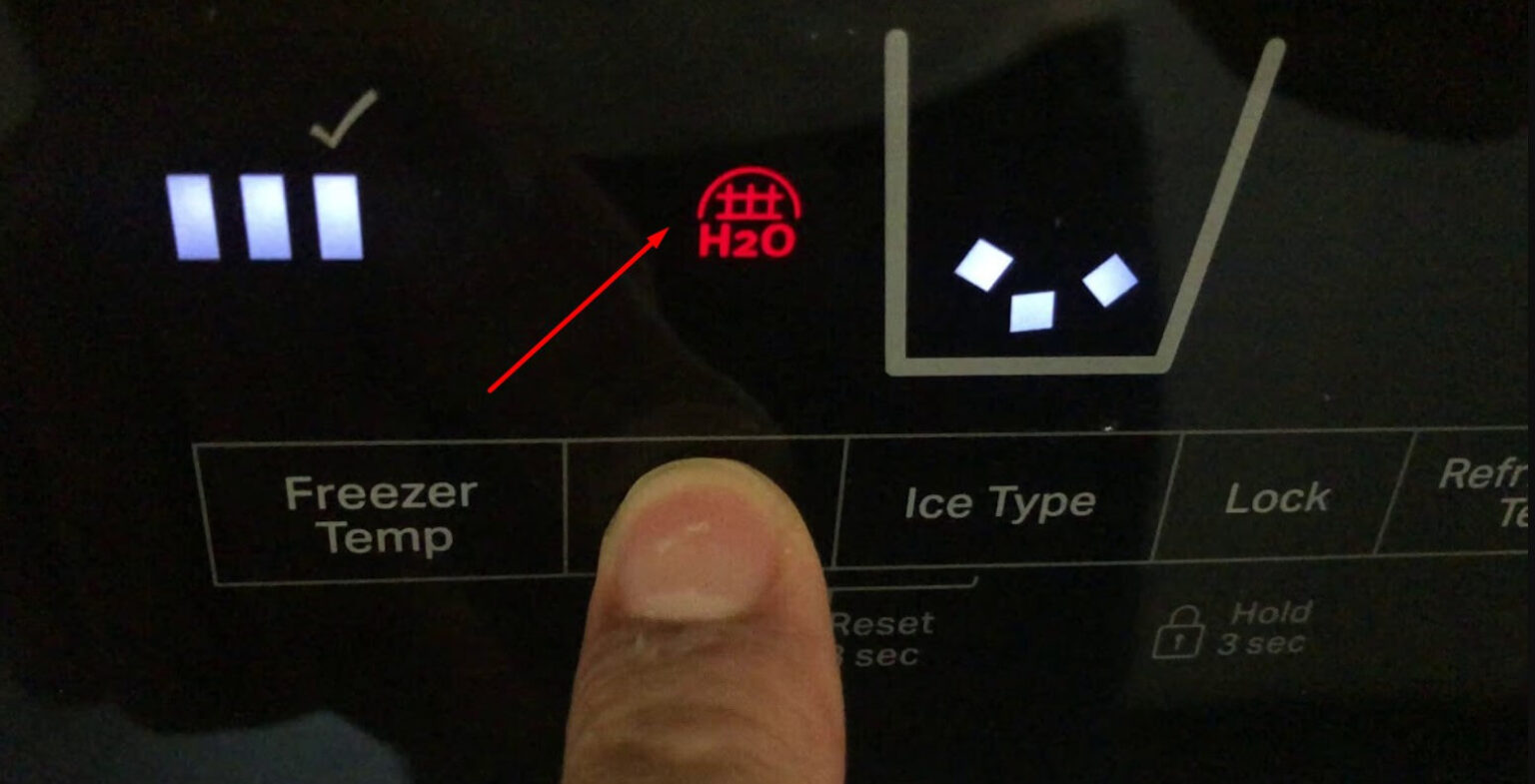 Red Alert! What Does The Red H20 Light On Whirlpool Refrigerator?