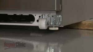 How To Level Whirlpool Refrigerator With Wheels?