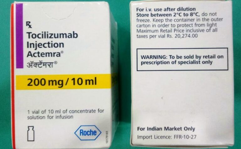 How Long Can Actemra Stay Out Of The Fridge?